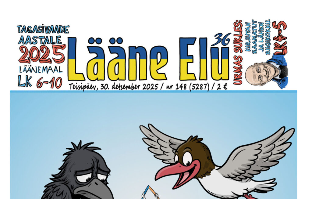 Lääne Elu paberleht teisipäeval, 30. detsembril - Lääne Elu